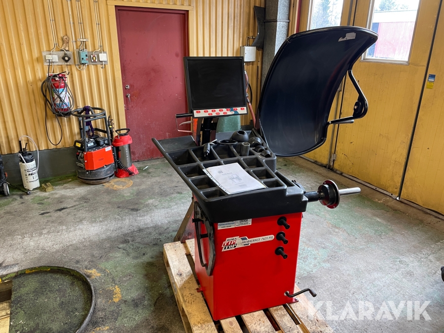 Däckbalanseringsmaskin Rema TipTop Probalance 7425 PSL, Krok