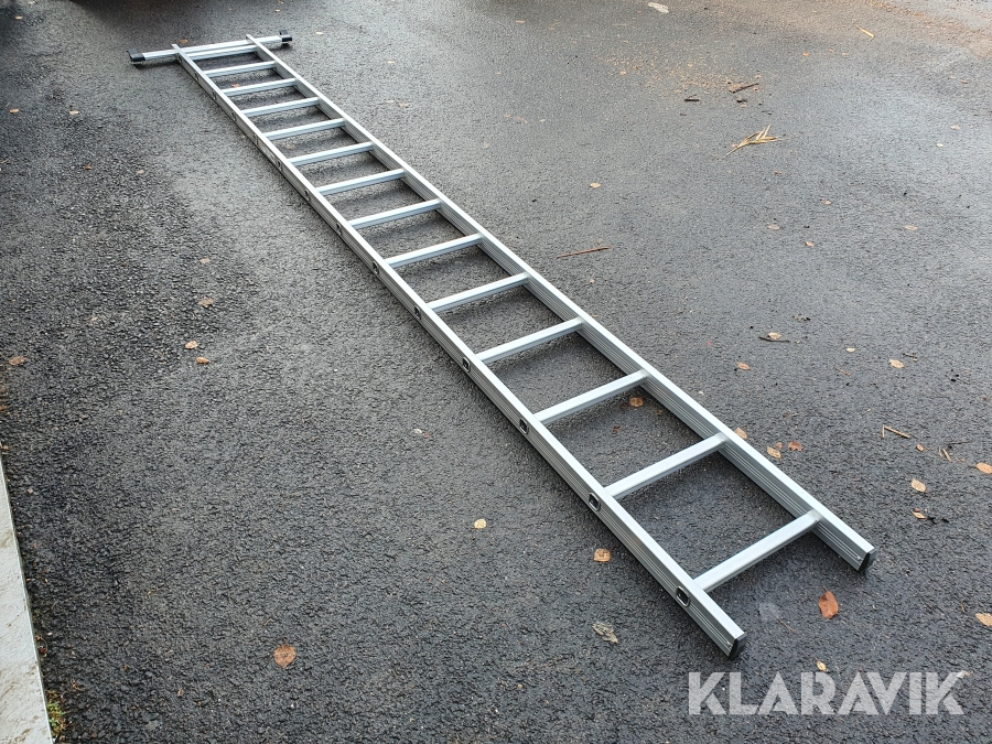 Aluminiumstege Stege med stegfot 3.90 meter, Karlstad, Klara