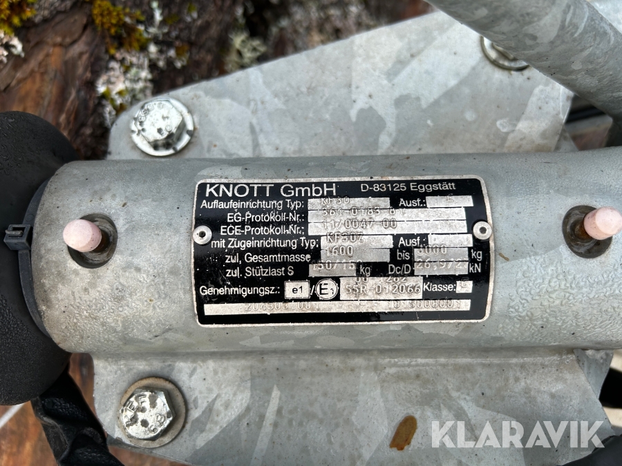 Biltrailer Variant DIN 75410-1, Säffle, Klaravik auktioner