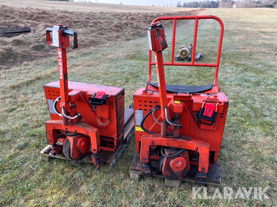 Pallyftare 2 st BT PPT 1250 EL, Kungsbacka, Klaravik auktion