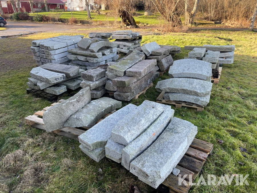 Parti med råkantsten, Göteborg, Klaravik auktioner