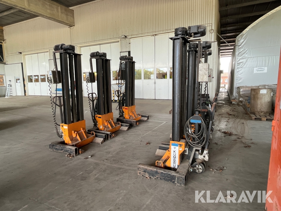 Fordonslyftar för lastbil/buss 6 stycken Kumbruch Komfort 3,