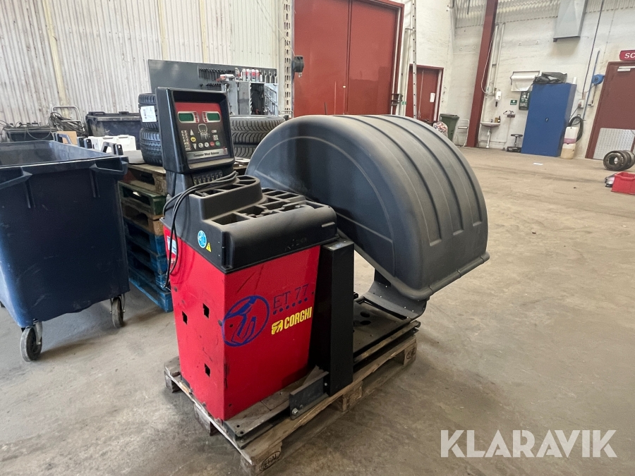 Balanseringsmaskin för tunga fordon Corghi ET 77, Klippan, K