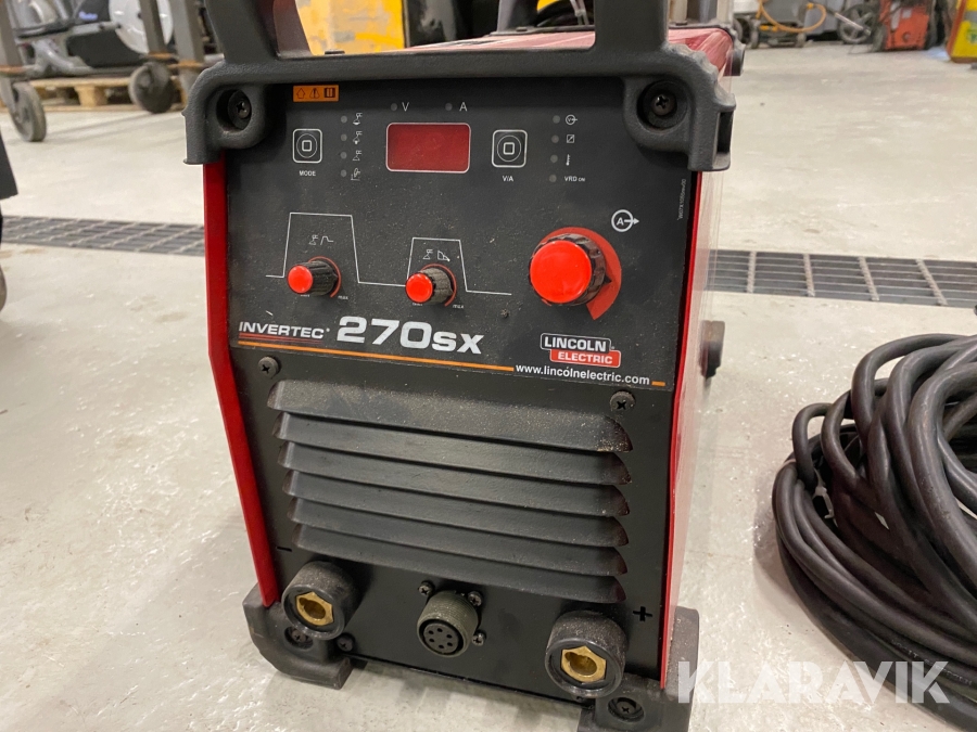 Klaravik Auktioner | Svets Lincoln Invertec 270SX