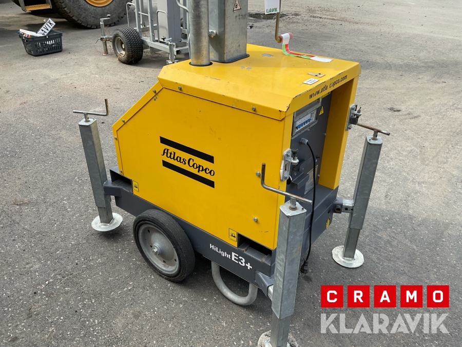 Lighttower Atlas Copco HiLight E3+ 4x160W, Jönköping, Klarav