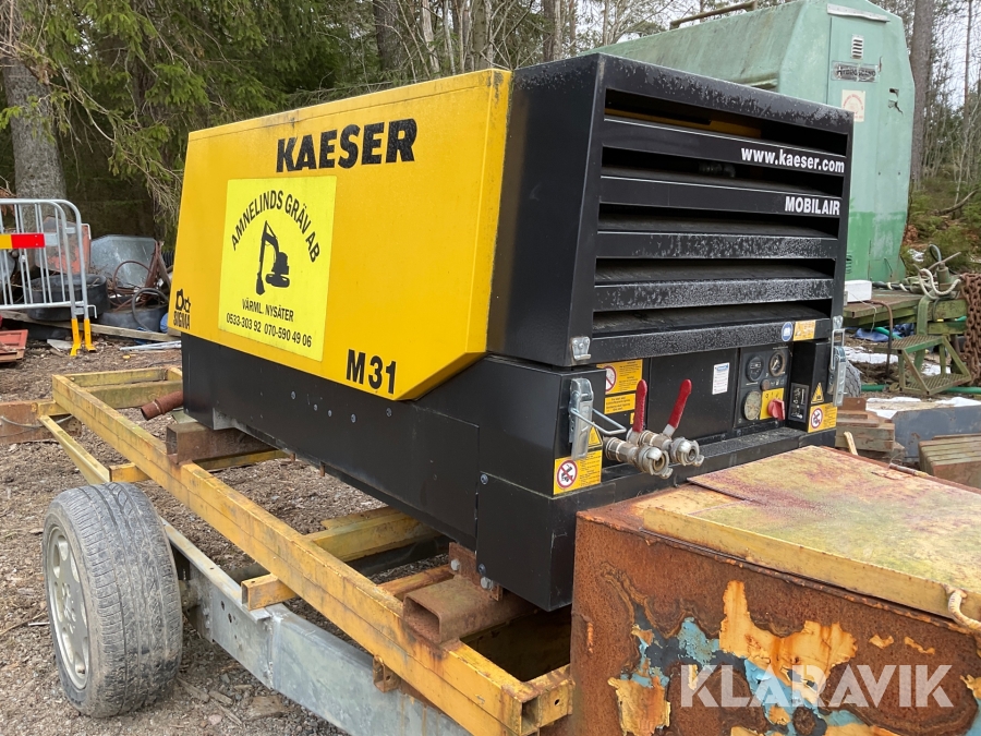 Kompressor Kaeser M31, Säffle, Klaravik auktioner