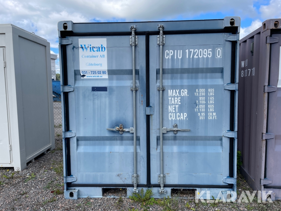 Container Wicab, Munkedal, Klaravik auktioner
