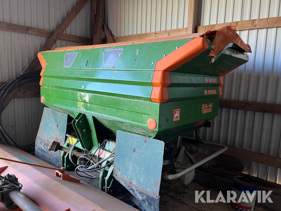 Gödningsspridare Amazone ZA-M 1500, Mjölby, Klaravik auktion