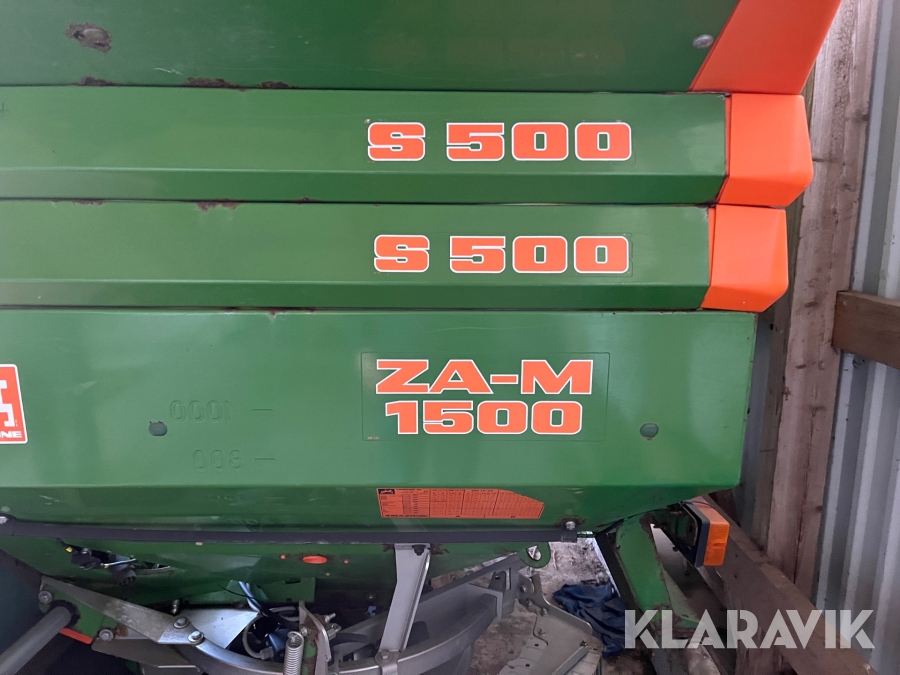Gödningsspridare Amazone ZA-M 1500, Mjölby, Klaravik auktion