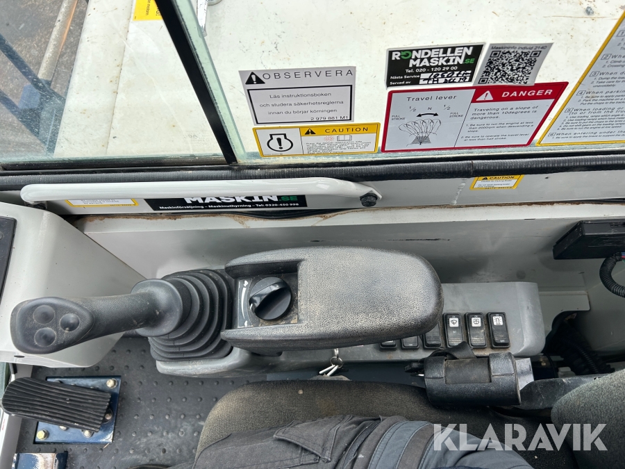 Dumper Takeuchi TCR50, Mark, Klaravik auktioner