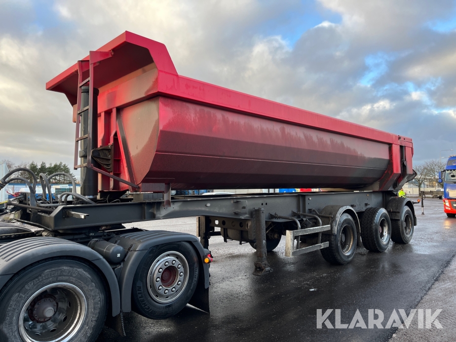 Tipptrailer Zorzi 46S095PRS, Norrköping, Klaravik auktioner
