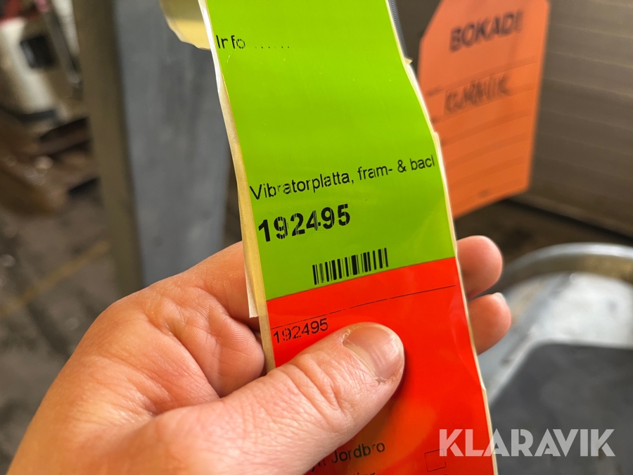 Markvibrator Swepac FB 510, Haninge, Klaravik auktioner