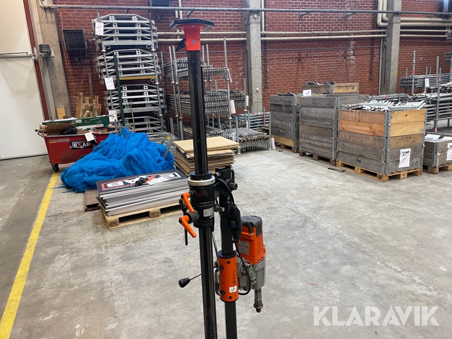 Borrstativ inklusive motor Husqvarna DM340, Stockholm, Klara