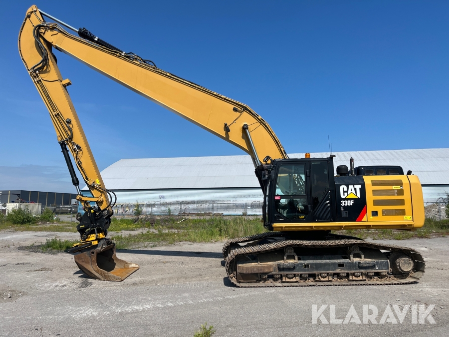 Långgrävare Cat 330F HDHW, Norrköping, Klaravik auktioner