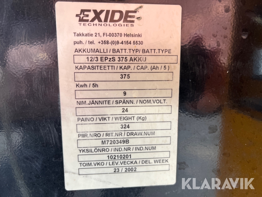 Sittstaplare BV Vestergaard SIS15, Kristianstad, Klaravik au