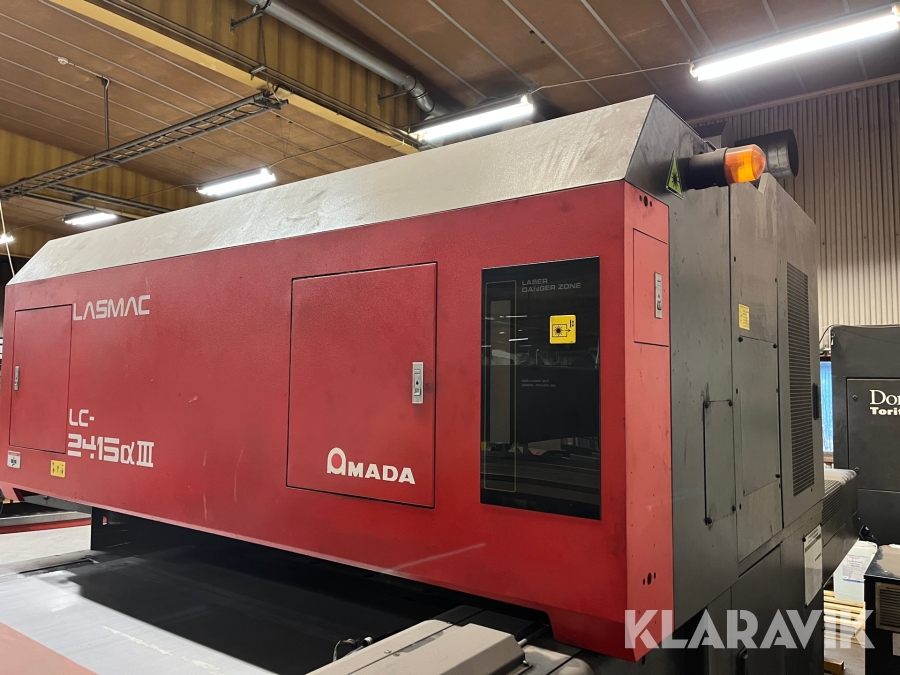 Laserskärare CO2 AMADA AF4000E (LC 2415 A3), Habo, Klaravik