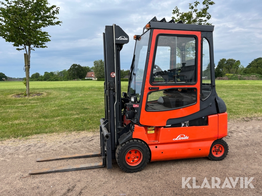 Eltruck Linde E30/600-02, Laholm, Klaravik auktioner