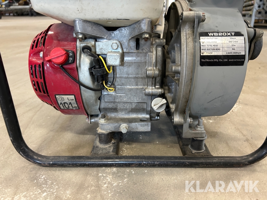 Vattenpump Honda WB20XT, Örnsköldsvik, Klaravik auktioner
