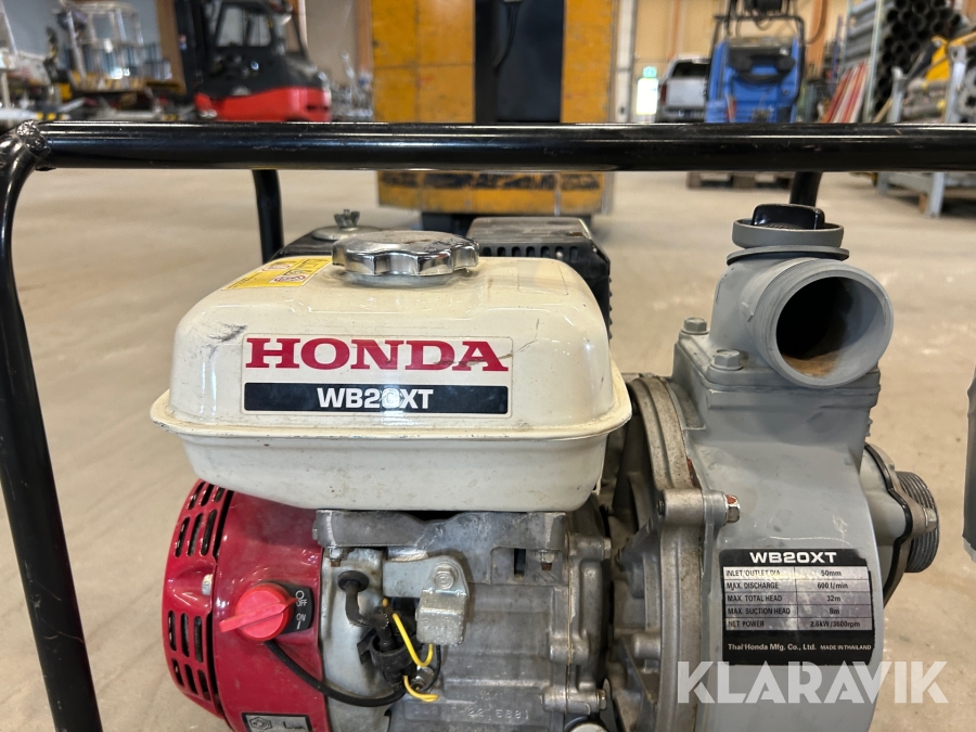 Vattenpump Honda WB20XT, Örnsköldsvik, Klaravik auktioner