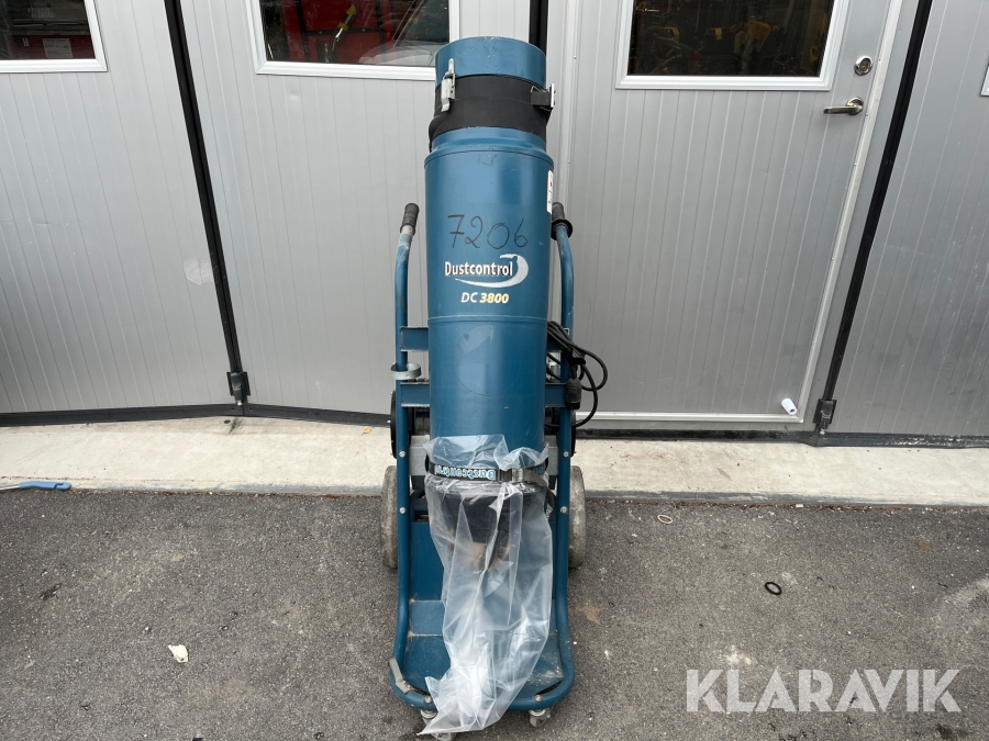 Stoftavskiljare Dustcontrol DC3800, Stockholm, Klaravik aukt