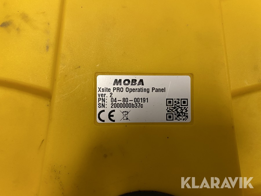 Maskinstyrning Moba Xsite 2D