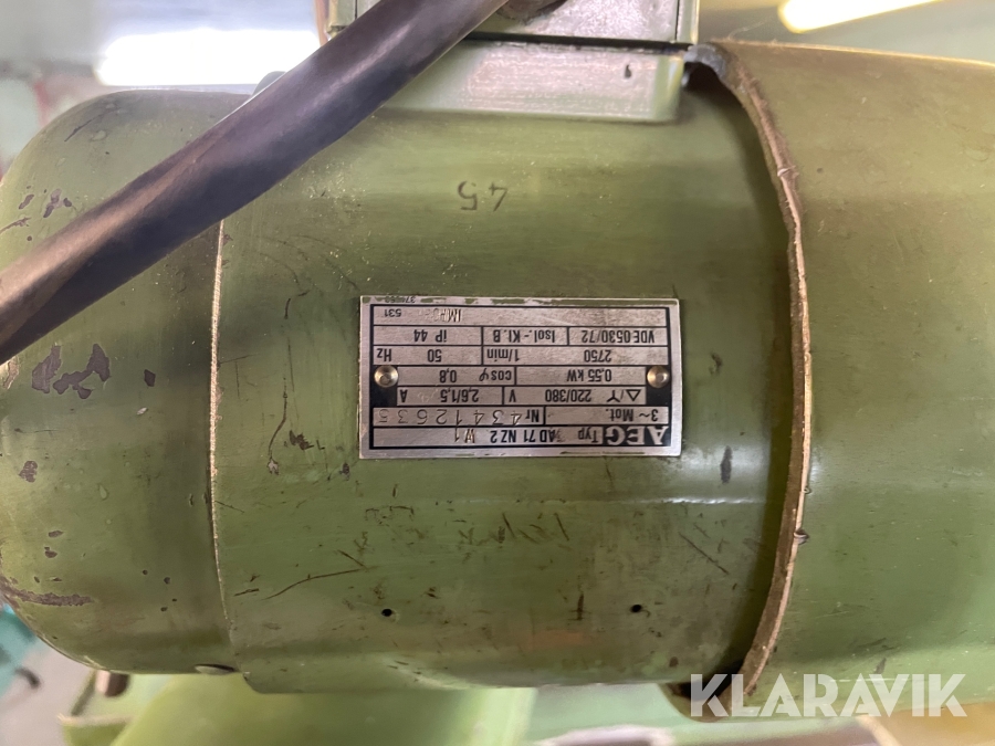 Slipmaskin Universal Jungner Instrument US2305, Sundsvall, K