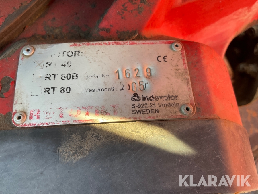 Tiltrotator Indexator Rt40 med gripkassett