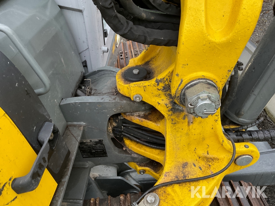 Grävmaskin Wacker neuson Et65 med skördaraggregat