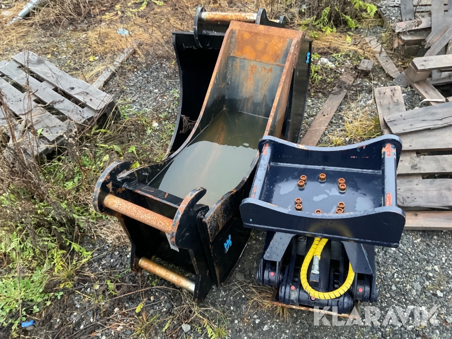 Grävmaskin Wacker neuson Et65 med skördaraggregat