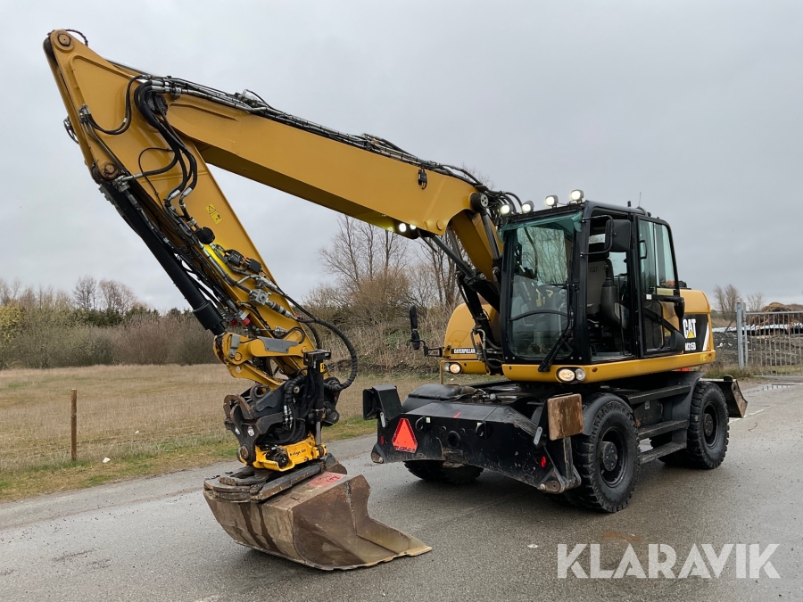 Grävmaskin CAT M315D, Trelleborg, Klaravik auktioner
