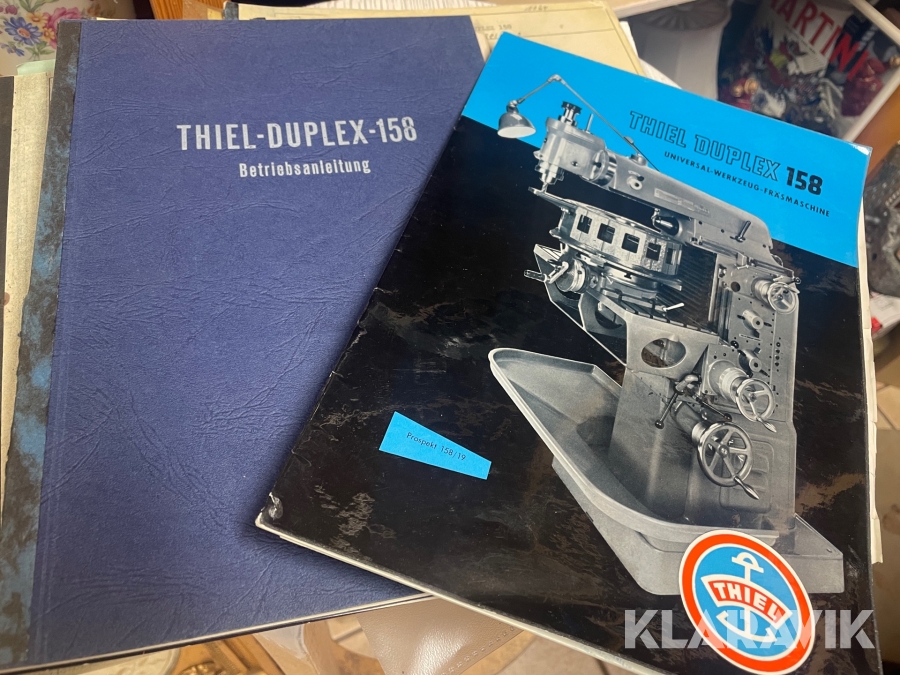 Klaravik Auktioner | Universalfräs Thiel Duplex 158
