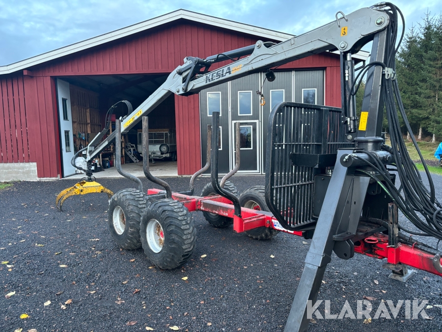 Skogsvagn Kesla 204T, Hässleholm, Klaravik auktioner