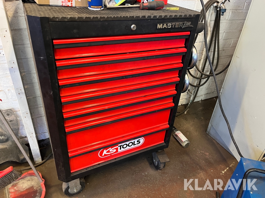 Verktygsvagn Ks tools Master line, Köping, Klaravik auktione