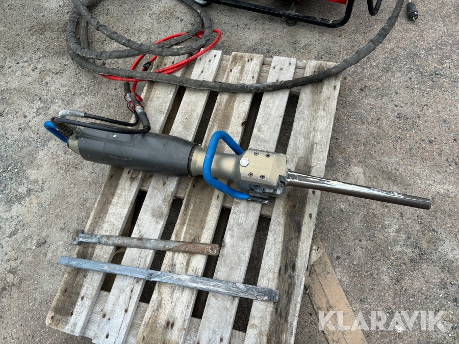 Hydraulisk bergspräckare med aggregat Thema SP600, Göteborg,