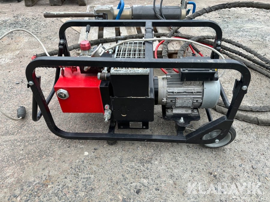 Hydraulisk bergspräckare med aggregat Thema SP600, Göteborg,