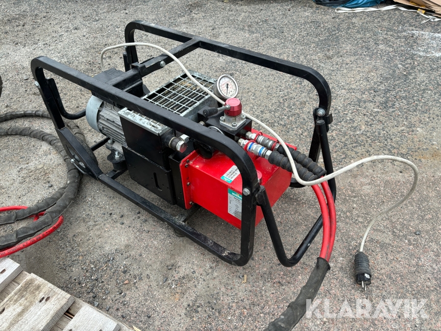 Hydraulisk bergspräckare med aggregat Thema SP600, Göteborg,