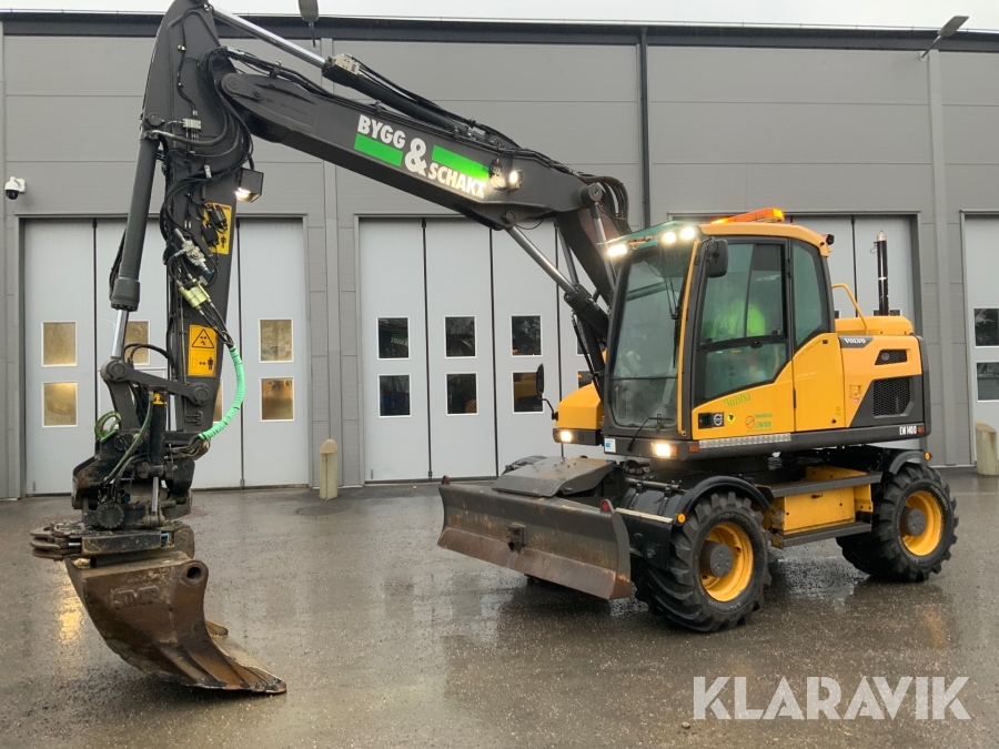 Grävmaskin Volvo EW 140D, Katrineholm,