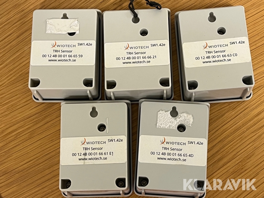 Sensorsystem Wiotech, Linköping, Klaravik auktioner