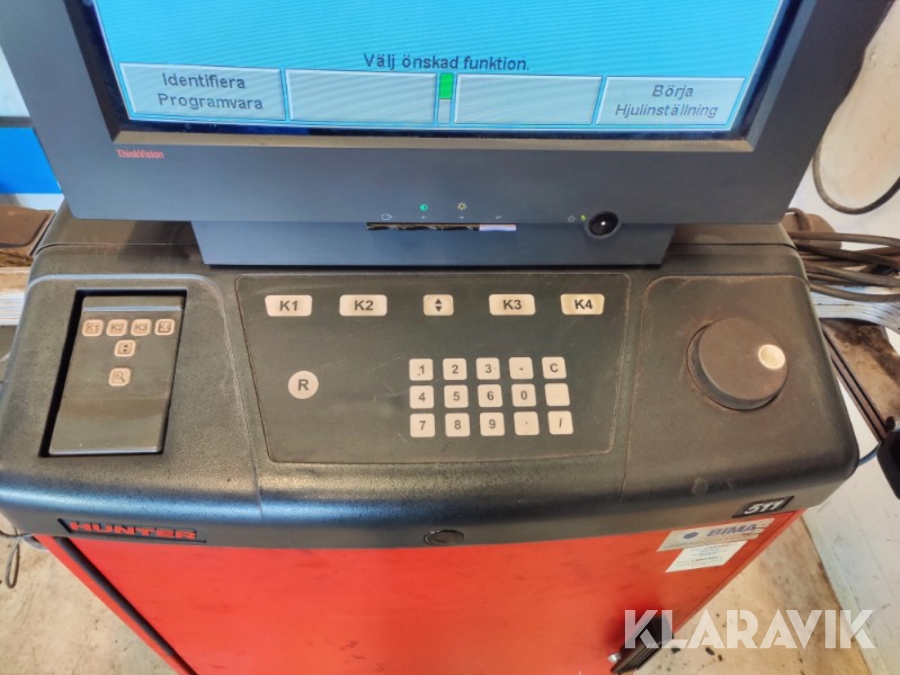 hjulinställningsinstrument/hjulinställningsmaskin Hunter 51