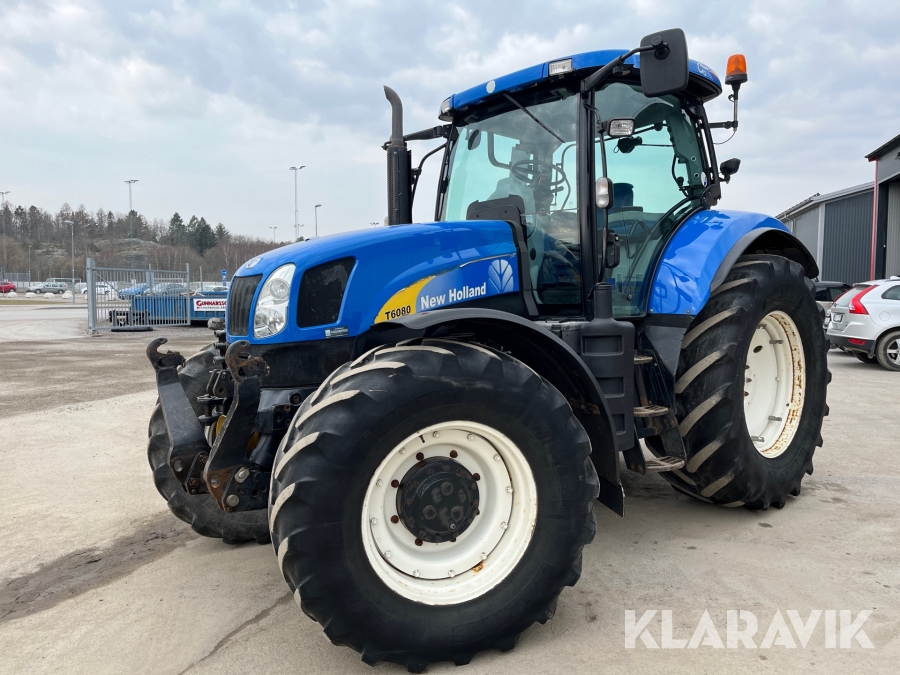 Traktor New Holland T6080, Norrköping, Klaravik auktioner