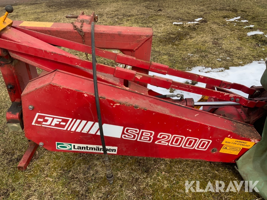 Slåttermaskin JF SB2000, Sävsjö, Klaravik auktioner
