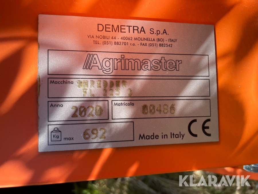 Kantklippare Agrimaster FL 225 Super, Orust, Klaravik auktio