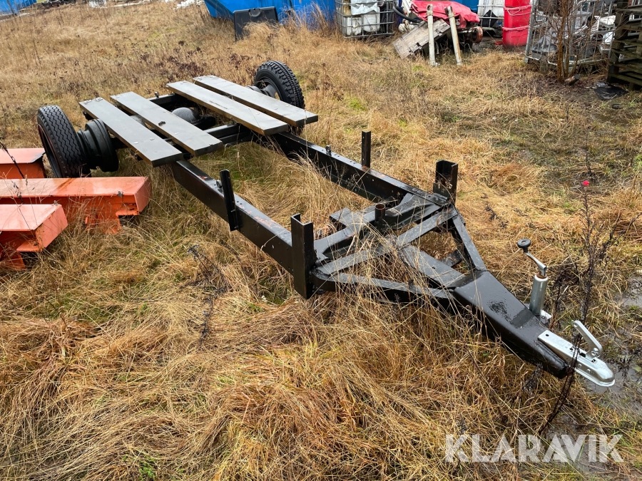 Personbilssläp för mindre maskintransport, Svenljunga, Klara