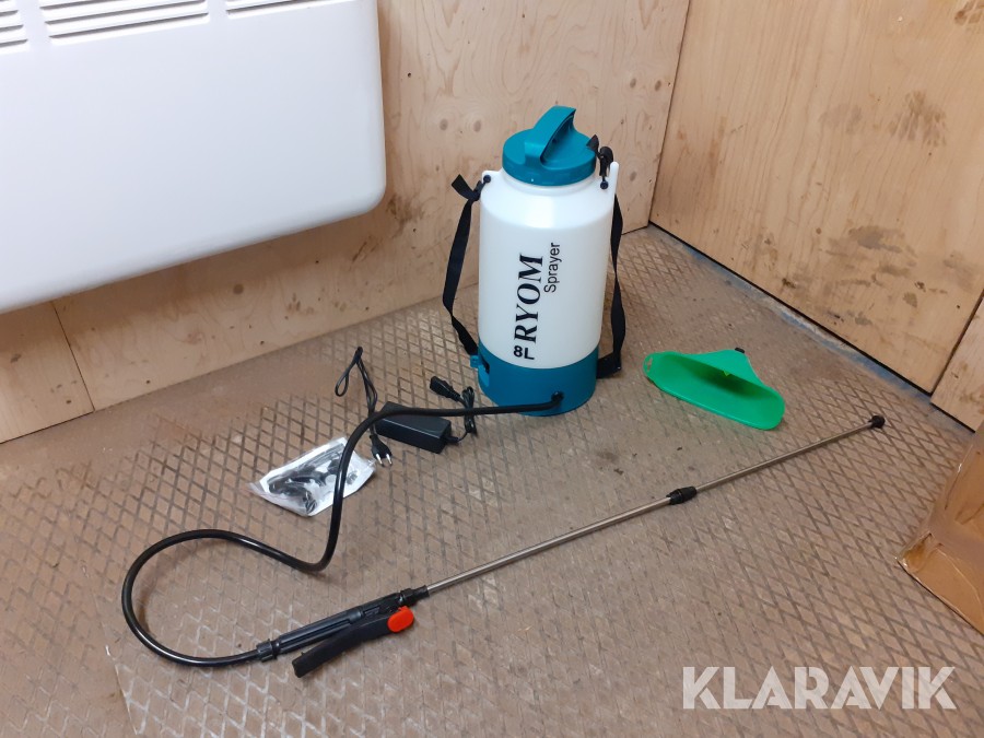 Tryckspruta Batteridriven RYOM 8 liter