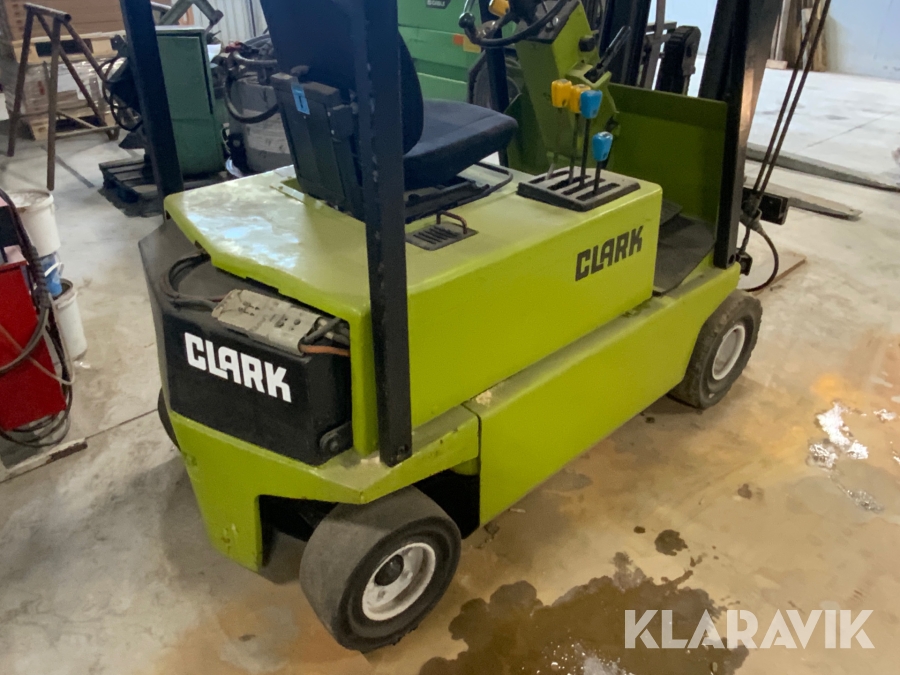 Motviktstruck Clark EM 15 SL, Sjöbo, Klaravik auktioner