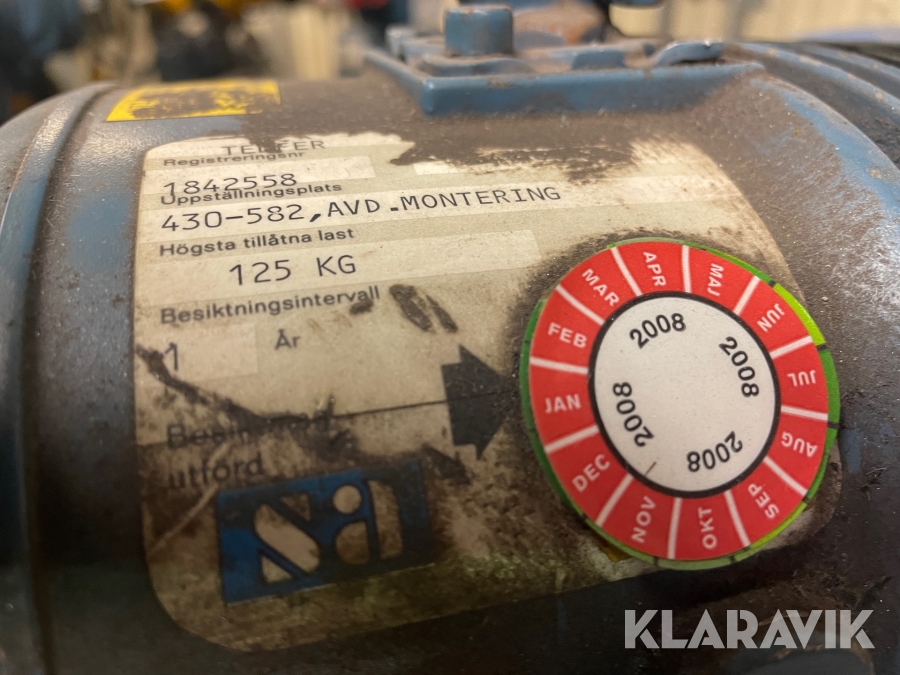 Telfrar 2st Demag, Trollhättan, Klaravik auktioner