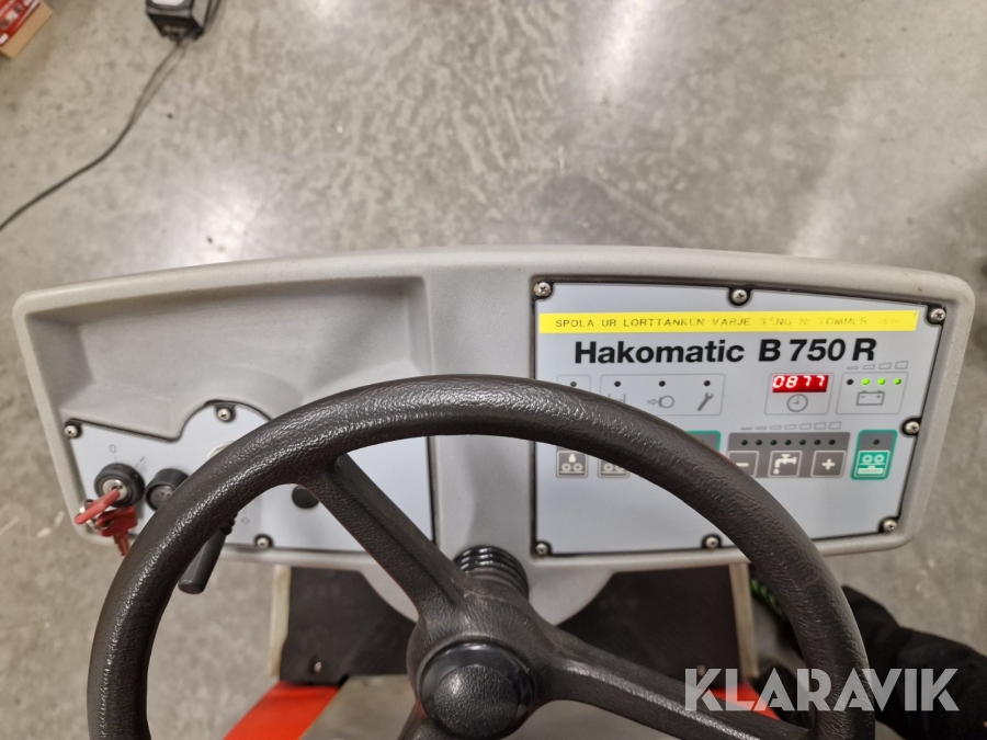 Städmaskin Hako B750R, Haninge, Klaravik auktioner