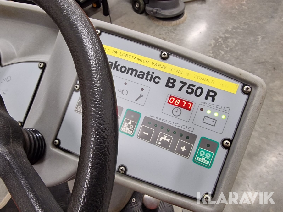 Städmaskin Hako B750R, Haninge, Klaravik auktioner