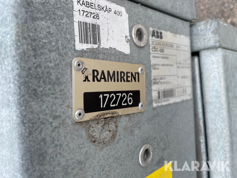 Fördelningscentraler 8 st Kabeldon CDC420, Svalöv, Klaravi