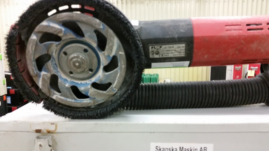 Slipmaskin för betong ,effekt ca. 2 kW